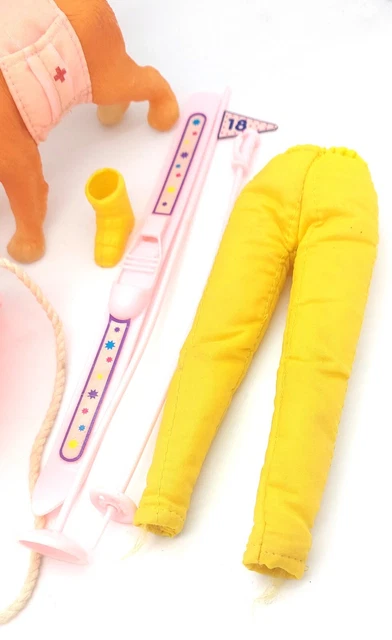 VINTAGE BETTY TEEN Doll Ski Accessories Clothing Dog Barbie / Sindy ...