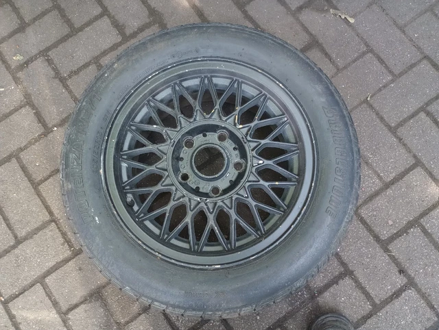 BMW E30 M3 5 stud BBS RZ 15" alloy wheel excellent Bridgestone tyre ...