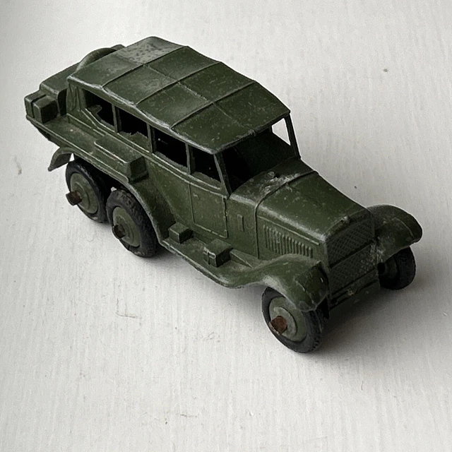 VINTAGE DINKY TOYS 152b Morris 6 Wheel Military Reconnaissance Car 1947 ...