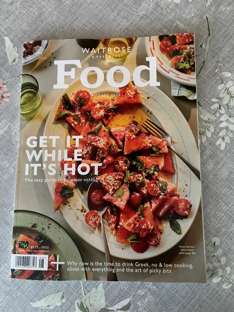 WAITROSE FOOD MAGAZINE August 2025: the Lazy Guide to Summer Eating £1. ...