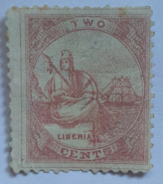 LIBERIA 1880, 2C. Light Rose, With Extra Frame Line. Unused! £16.28 ...
