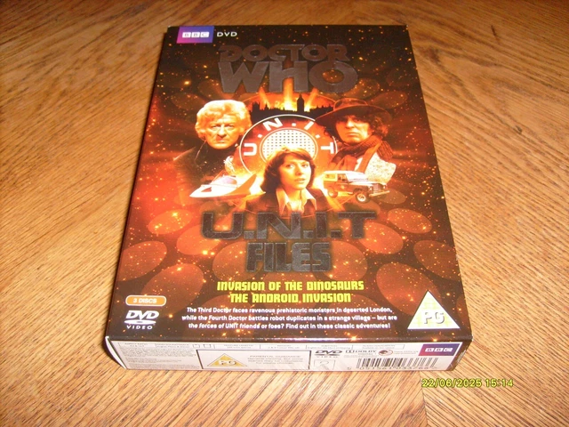 DOCTOR WHO - U.N.I.T FILES (2x Classic Adventures) DVD Boxset EUR 9,85 ...