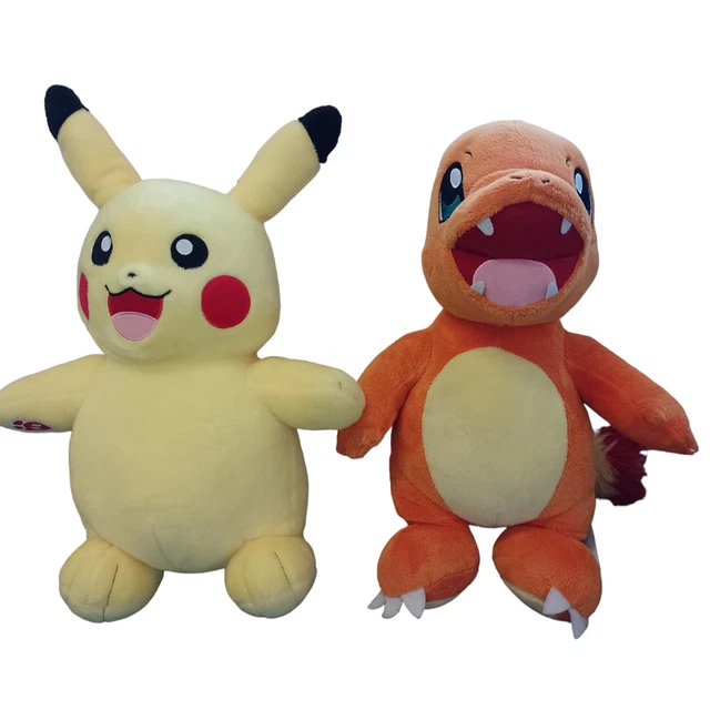 BUILD A BEAR Pokémon Pikachu And Charmanda £15.99 - PicClick UK