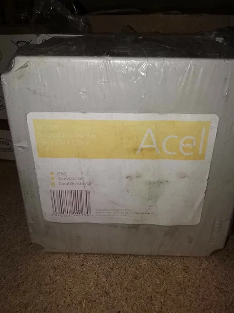 ACEL DEEP LID Junction Box 150x150x150 £8.10 - PicClick UK