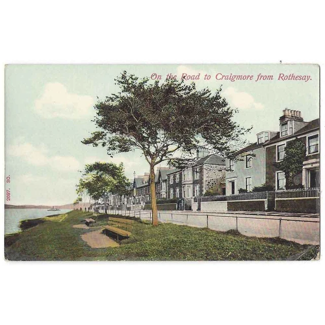 ON THE ROAD to Craigmore from Rothesay, Caledonia Series Postcard ...