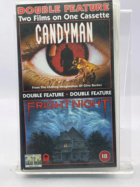 CANDYMAN - FRIGHT Night VHS Video Tape Double Feature £12.99 - PicClick UK