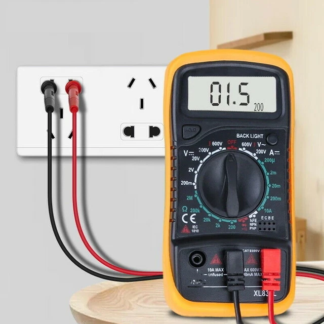DIGITAL LCD MULTIMETER Electrical Meter AC/DC Voltmeter Current OHM ...