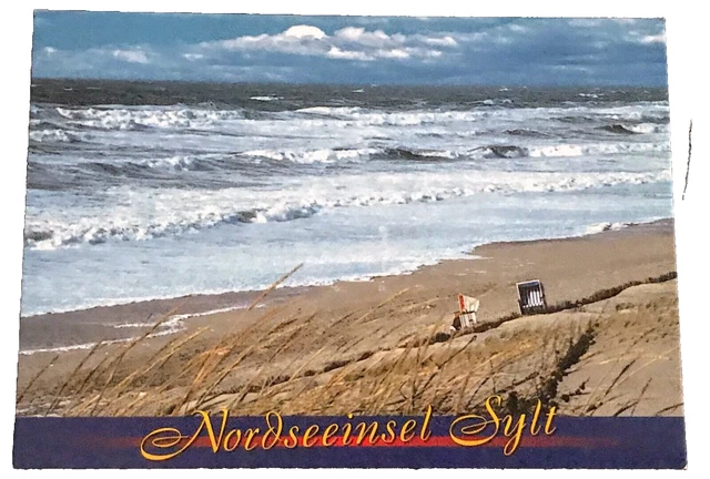 DEUTSCHLAND ANSICHTSKARTE KARTE Color Sylt Schleswig-Holstein Frankiert ...
