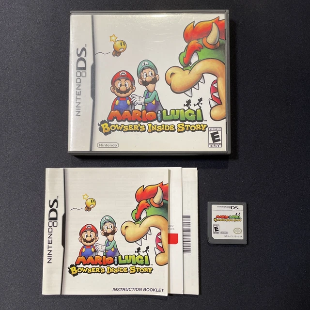 MARIO & LUIGI: Bowser's Inside Story (Nintendo DS) Complete With Manual ...