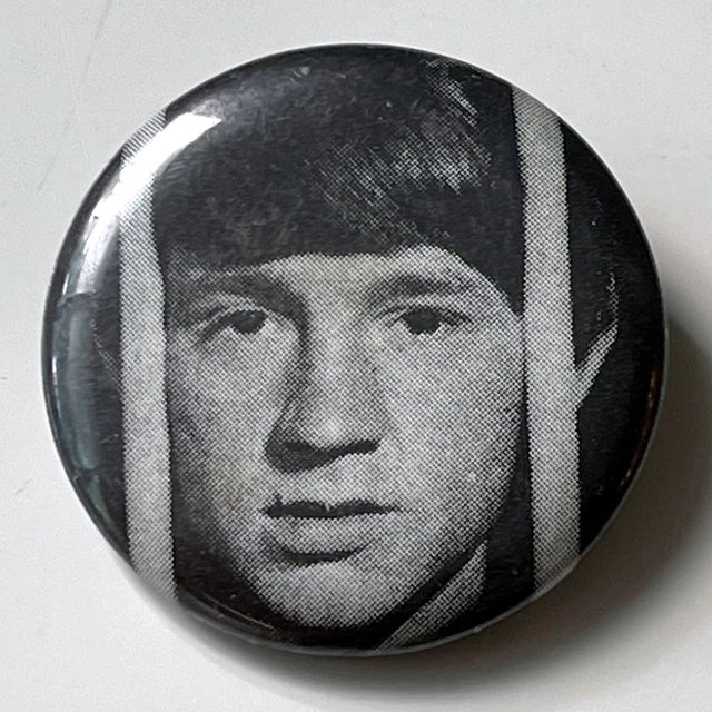 RARE VINTAGE 1980 THE MONKEES In a Ghost Town button PETER TORK 1.25 ...