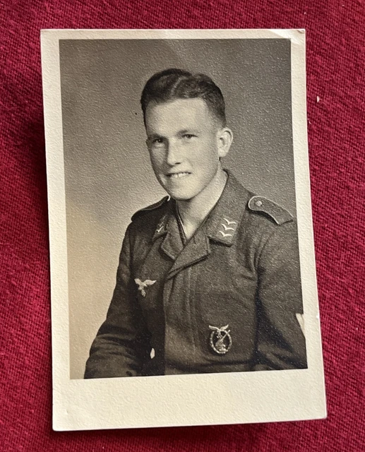 WW2 WWII ORIGINAL German Military wartime Photo Luftwaffe Soldier W ...