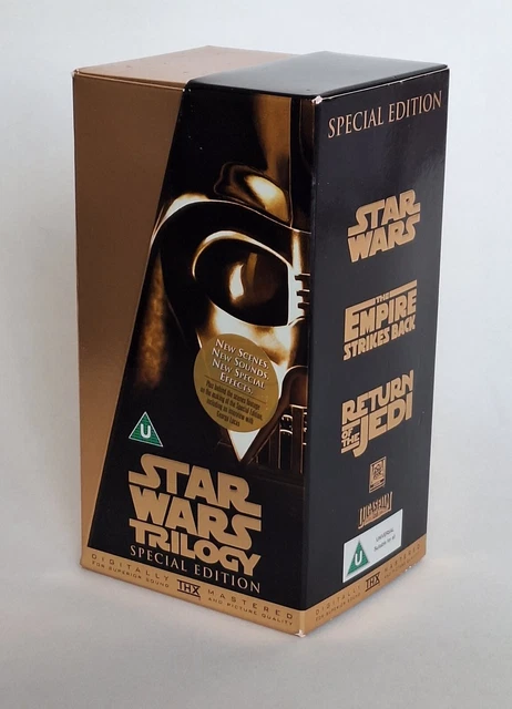 STAR WARS TRILOGY Special Edition Gold VHS Box Set, 1997 Video £5.92 ...