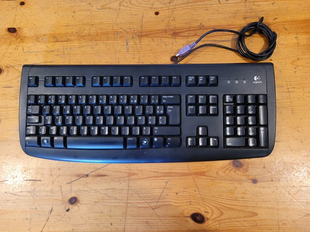 CLAVIER FR PS2 LOGITECH Y-SAN76 AZERTY Deluxe 250 Keyboard EUR 17,79 ...