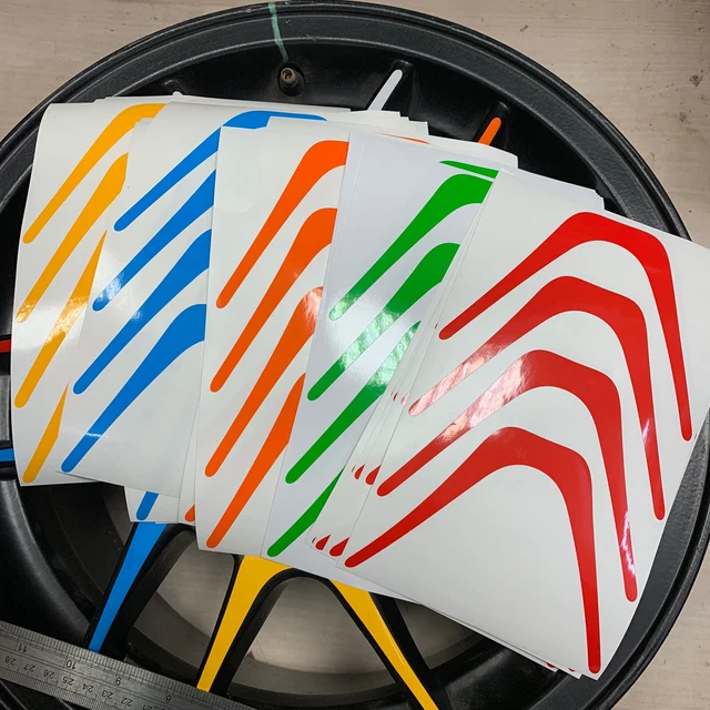 GINETTA G20 CHAMPIONSHIP Wheel Valve Marking Stickers Race Car Track ...