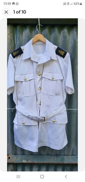 ROYAL NAVY OFFICERS uniform top gun officer and a gentleman fancy dress ...