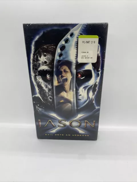 JASON X (VHS) Horror Movie, Friday The 13Th, Video Tape, New & Sealed ...