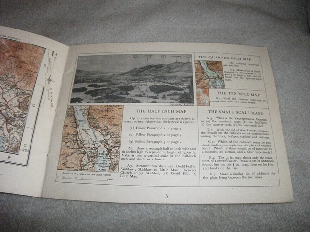 EXERCISES ON ORDNANCE SURVEY MAPS. circa 1934. EDWIN J ORFORD. 1st ...