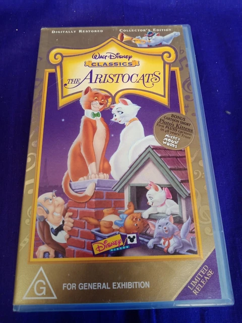 THE ARISTOCATS WALT Disney Classics Collection VHS Collectors Edition ...
