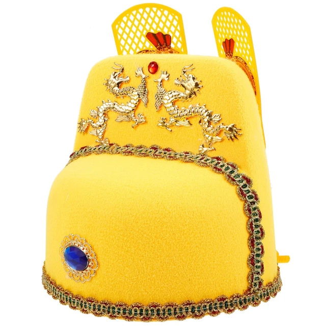 ASIAN EMPEROR HAT Chinese Style Ancient Cap Ancient-style Headwear £15. ...
