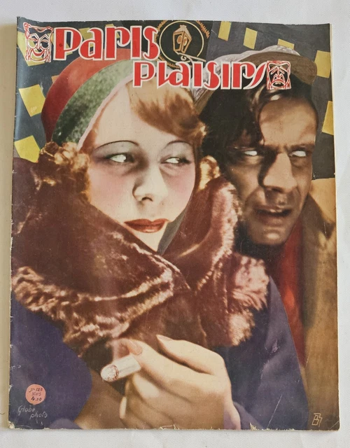 PARIS PLAISIRS #128 1933 Art Lido Moulin Rouge Folies Bergère Madame D ...