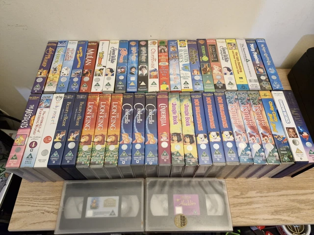 LARGE JOBLOT OF 47 Various Children's Kids Films Movies VHS Tapes ...