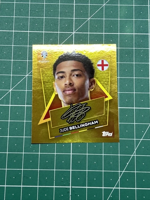AUTOCOLLANT TOPPS EURO 2024 Jude Bellingham signature or EUR 14,78 ...