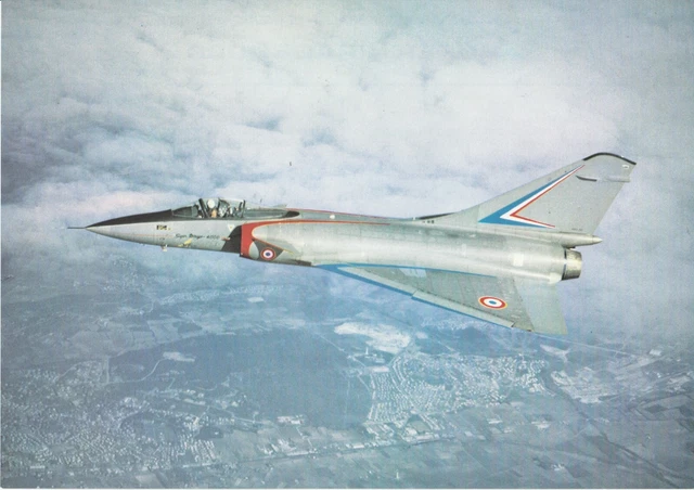 MIRAGE 2000 + SUPER MIRAGE 4000 A4 poster MARCEL DASSAULT-BREGUET ...