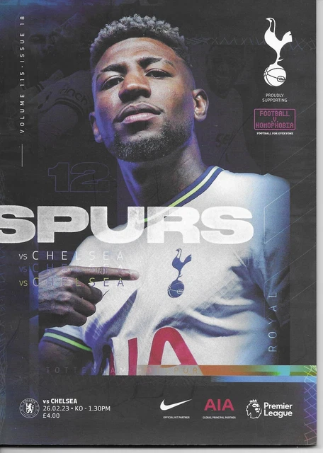 8 X 2022-2023 Tottenham Spurs Home programmes Premier League £8.64 ...