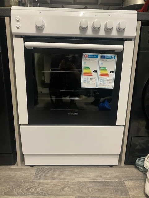 ELECTRA GAS COOKER 60cm Freestanding Model SG60W/1 £322.90 - PicClick UK