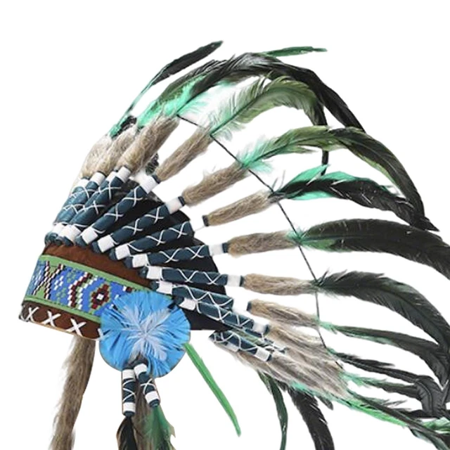 INDIAN HEADDRESS CHIEF Indian Hat for Masquerade Halloween Party ...