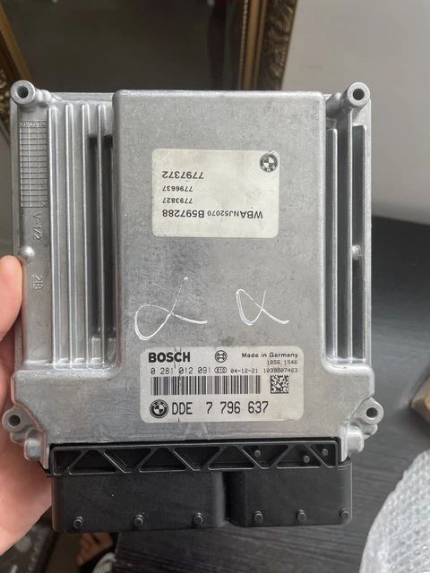 BMW 5 SERIES E60 E61 525d 530D Diesel Engine ECU 0281012091 GOOD ...