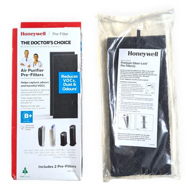 HONEYWELL B PLUS Replacement Pre-Filters (2 Air Purifier Pre-Filters ...