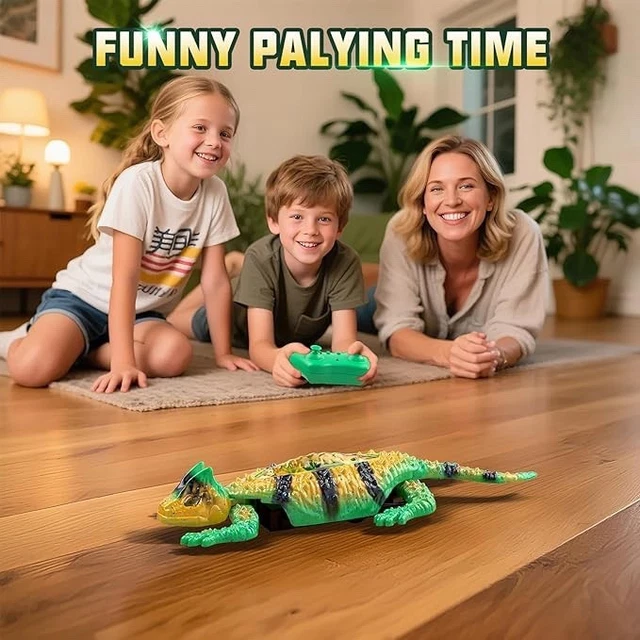 RADIO CONTROLLED RC Wall Climbing Gecko Robot Toy - Gift - BRAND NEW £ ...