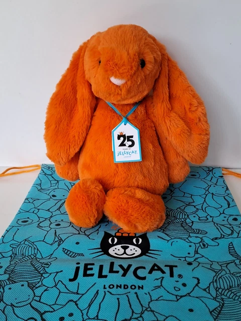 JELLYCAT JELLYCATS BASHFUL Luxe Amberley Bunny, Medium, Brand New, Bnwt ...