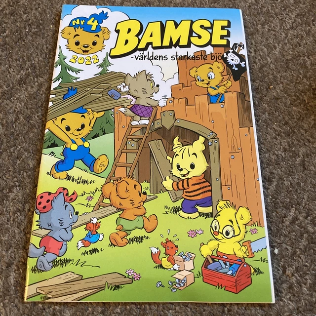 BAMSE VARLDENS STARKASTE Bjorn Swedish Comic No 1 - 2022 £10.00 - PicClick UK