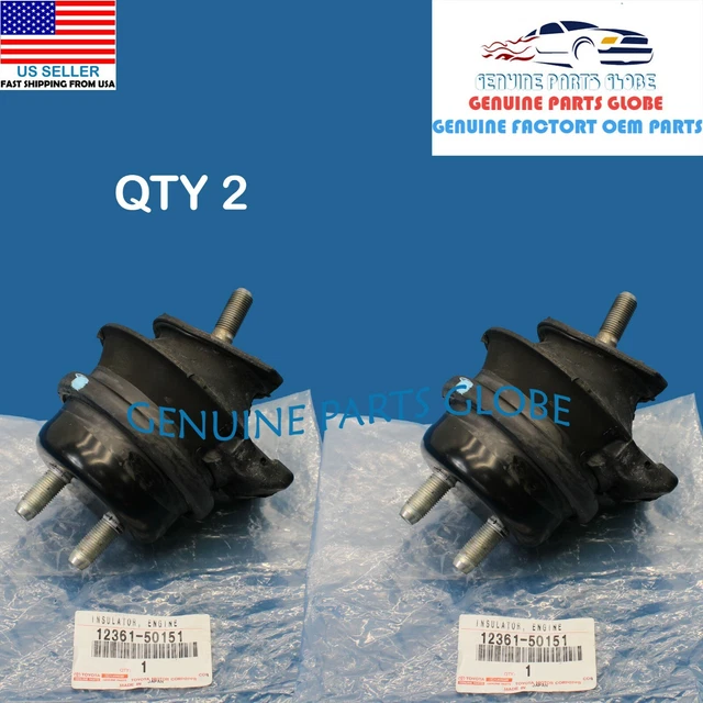 GENUINE OEM LEXUS 02-10 Sc430 Front Engine Mount Insulator Set 2X 12361 ...