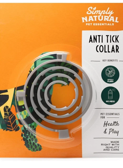 SIMPLY NATURAL ANTI Flea and Tick Collar, 58 cm, Adjustable £3.99 ...