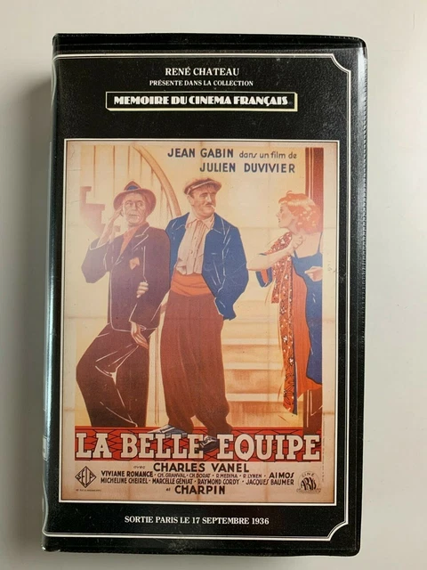 K7 VIDEO VHS Rene Chateau // La Belle Equipe De Julien Duvivier // Jean Gabin EUR 9,99 - PicClick FR