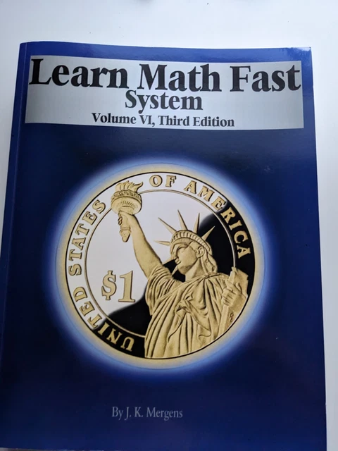 LEARN MATH FAST System Ser.: Learn Math Fast System Volume VI $25.00 ...
