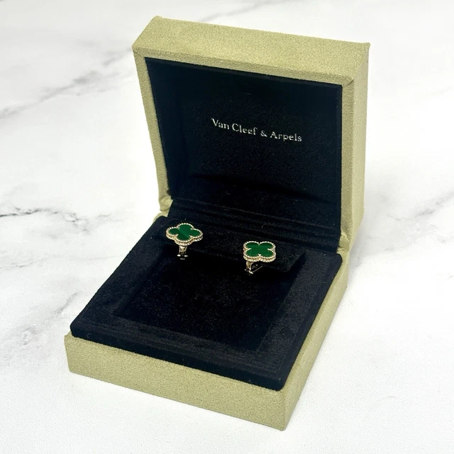 VAN CLEEF & Arpels Earring Box VCA Original Jewelry Case £57.24 ...
