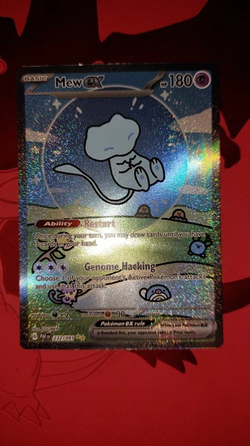 MEW EX 232 English Pokemon TCG PAF Paldean Fates SIR NM Booster To ...