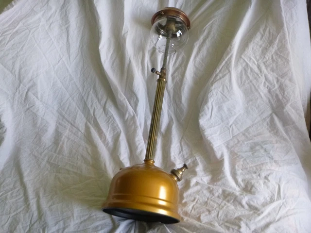 VINTAGE TILLEY TABLE Lamp TL10 Not Tested as to working for restoration ...