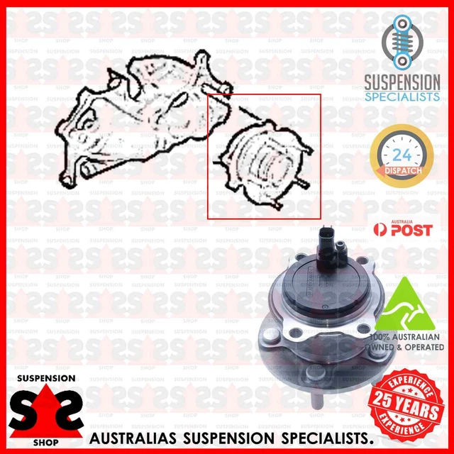 REAR AXLE LEFT Or Right Wheel Hub Suit FORD AUSTRALIA Focus 1.6 i FOCUS Saloon EUR 105,12 ...