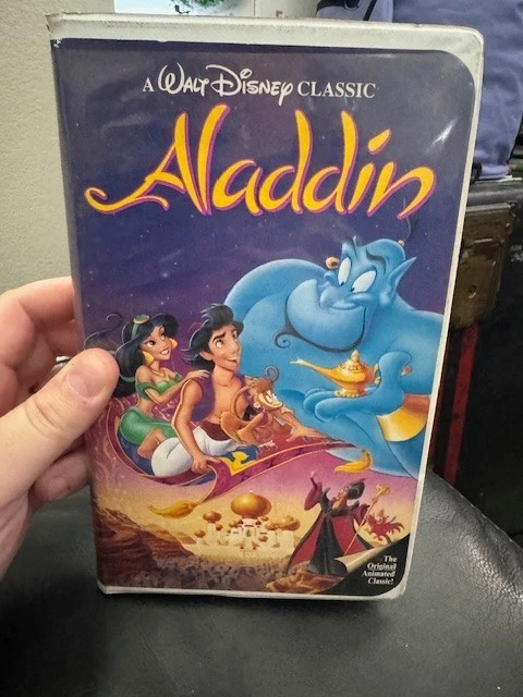 ALADDIN (1992) VHS Walt Disney's Classics (Black Diamond) Series £2.25 ...