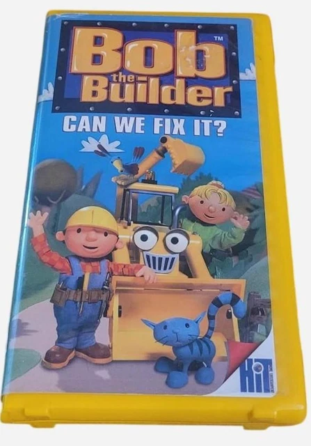 BOB THE BUILDER - Can We Fix It? VHS 2001 Small Clamshell Yellow Tape £ ...