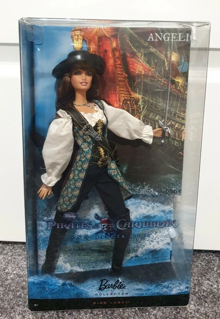 2010 BARBIE CURSE of the Caribbean Angelica Pirates of the Caribbean ...