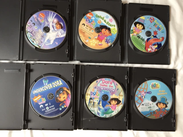 Dora The Explorer Dvd Lot Of 6 Nickelodeon And Nick Jr Tested Pre Owned