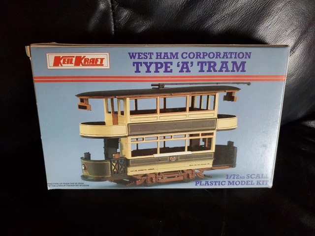 KEILKRAFT WEST HAM Corporation Type "A" Tram 1/72nd Scale Model Kit £10 ...