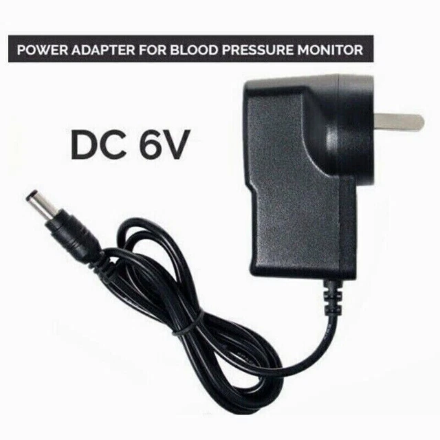 AC 6V 1A Adapter Charger For Omron Digital Blood Pressure Monitor Power ...