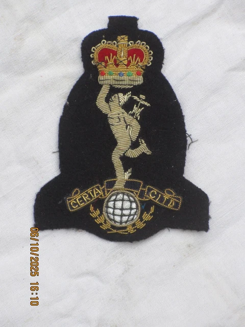 INSIGNE DE BLAZER Du Royal Signals, British Army, 105x80mm EUR 21,37 ...
